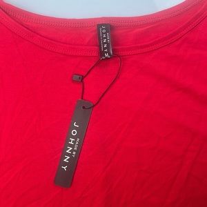 Made By Johnny | Tops | Made By Johnny Ruched Sides Wide Wing Top S942 ...